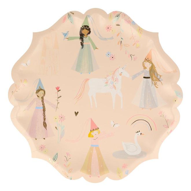 Princess Theme Paper Plates Meri Meri - Vibrant Home