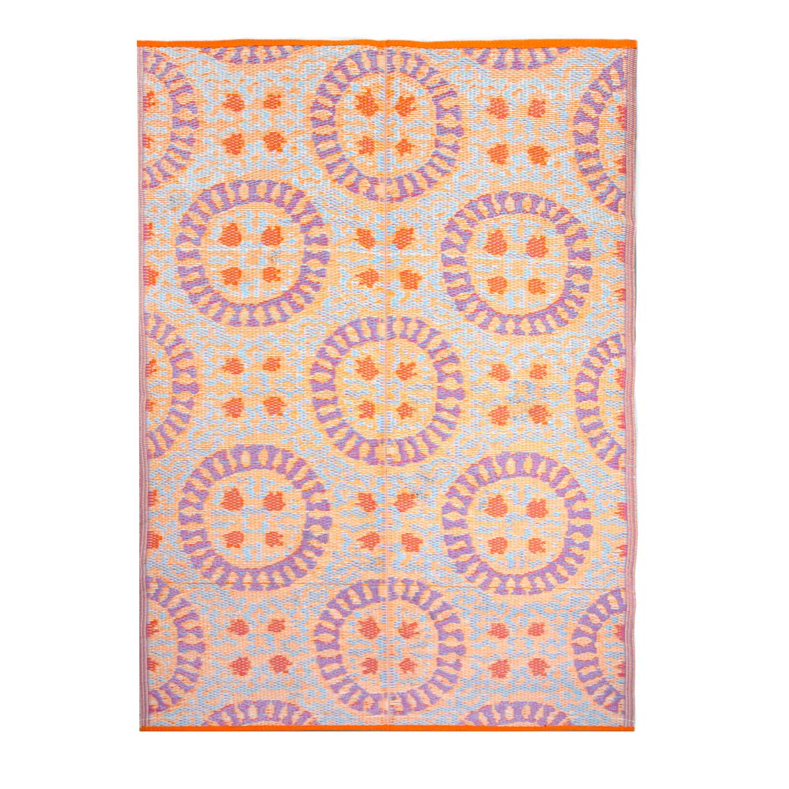 Red Geometric Print Outdoor mat By Talking Tables - Vibrant Home