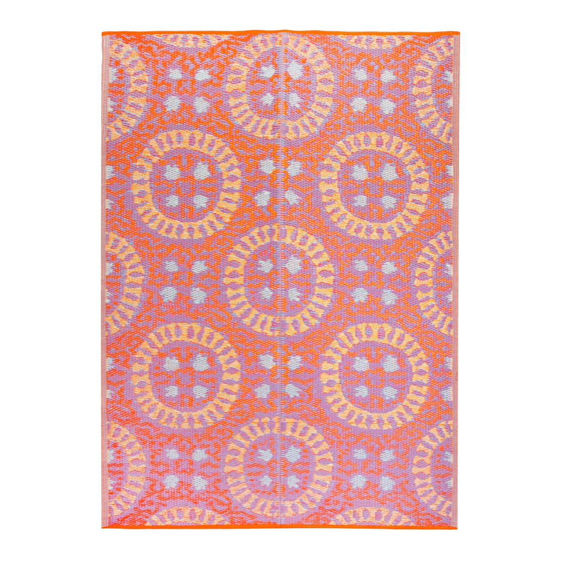 Red Geometric Print Outdoor mat By Talking Tables - Vibrant Home