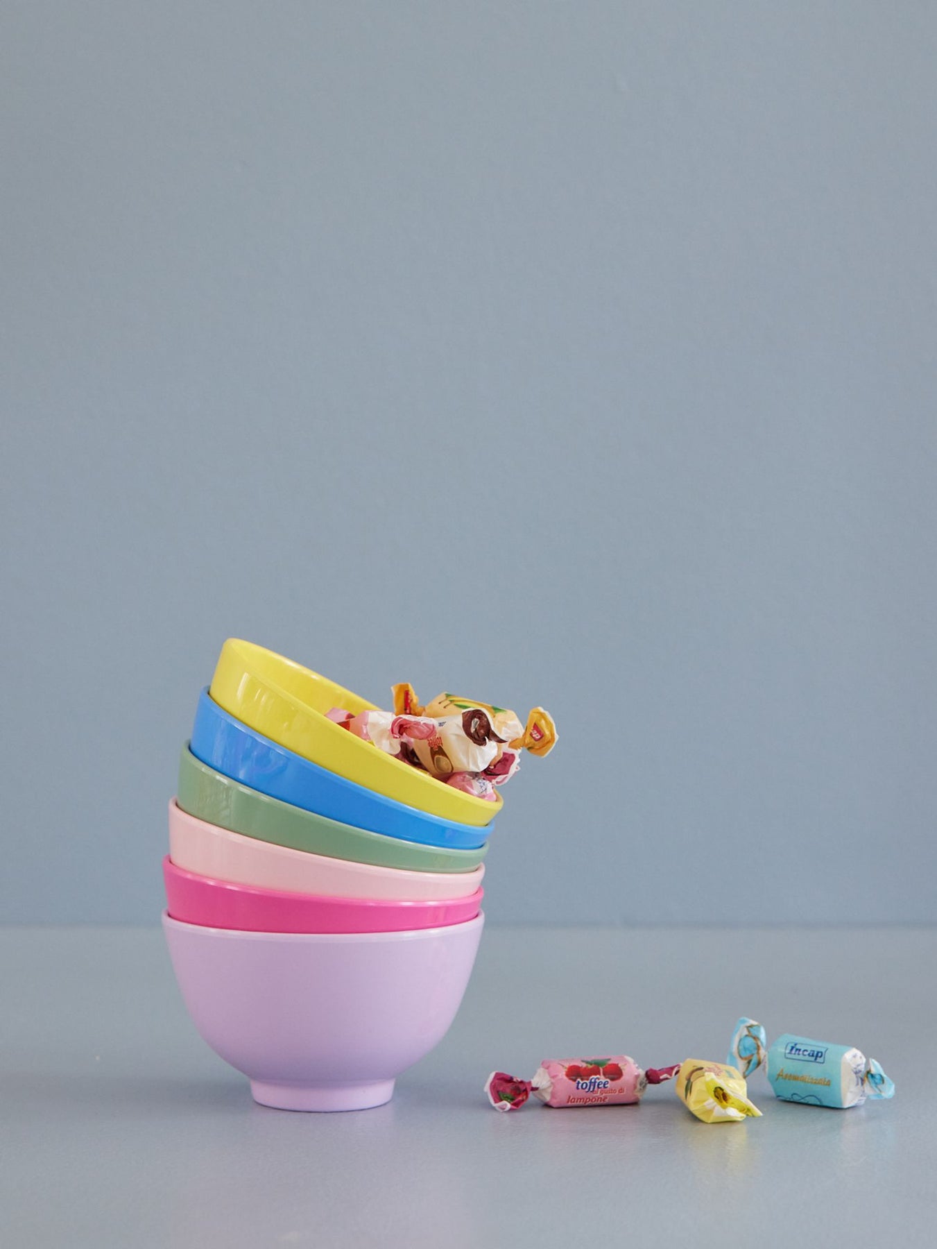 Set of 6 Small Melamine Bowls By Rice DK Bright Summer Colours ...