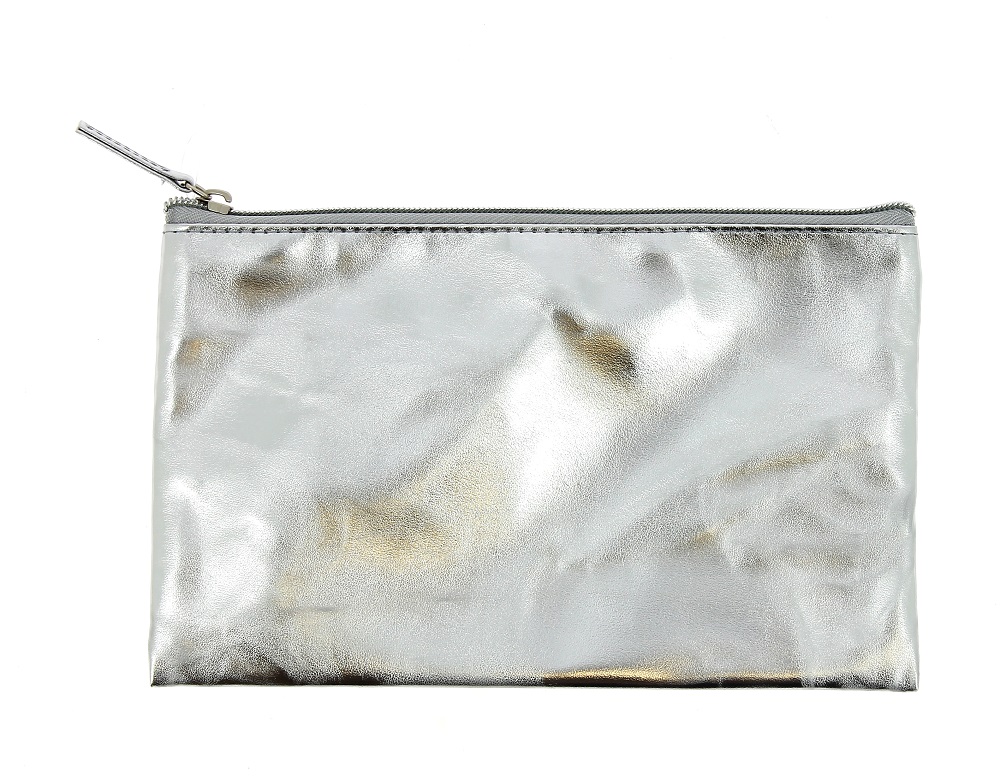 Silver Metallic Pencil Case - Vibrant Home