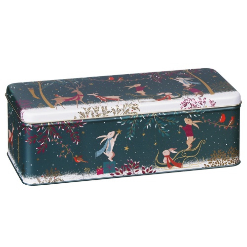 Woodland Tales Print Long Rectangular Storage Tin By Sara Miller London ...