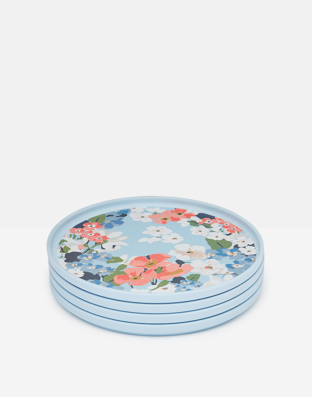 Set of 4 Melamine Side Plates Joules Collection - Vibrant Home