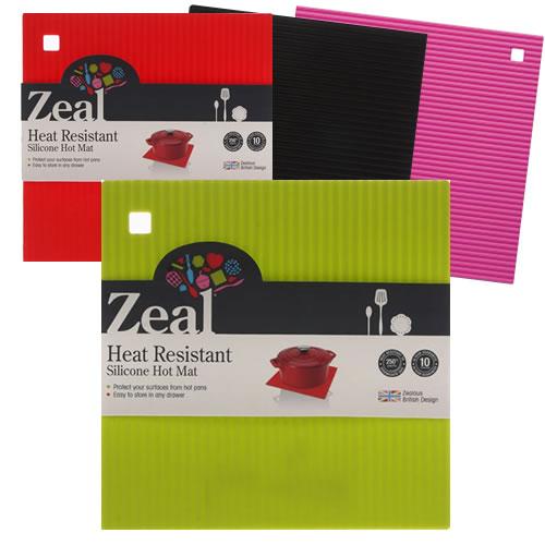 Silicone Square Large Trivet Hot Mat 22 cm CKS Zeal - Vibrant Home