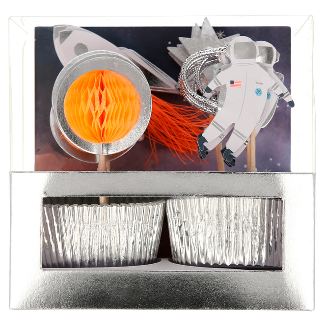 Space Planets Theme Cupcake Kit By Meri Meri - Vibrant Home