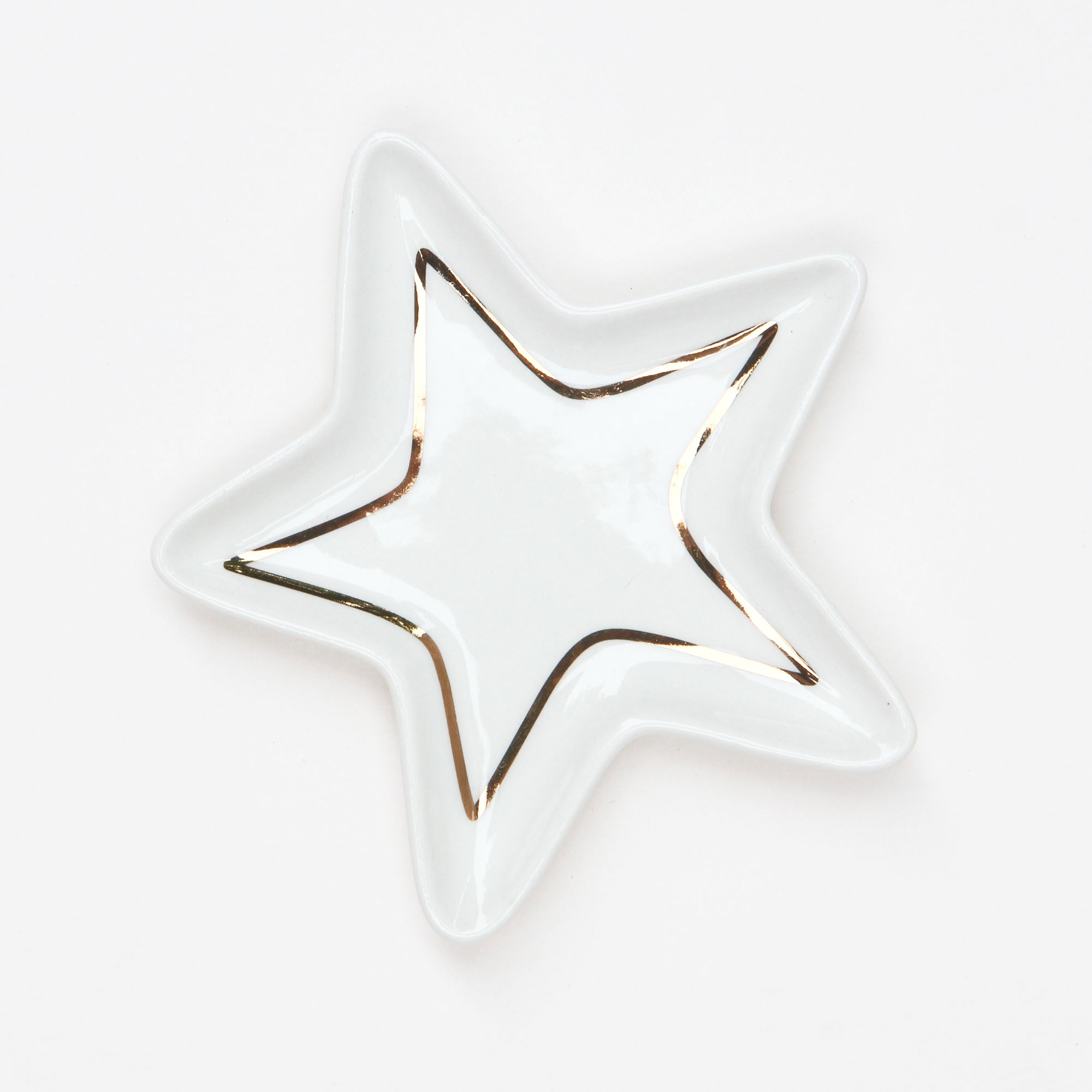 Star Shape Ceramic Trinket Dish By Caroline Gardner - Vibrant Home