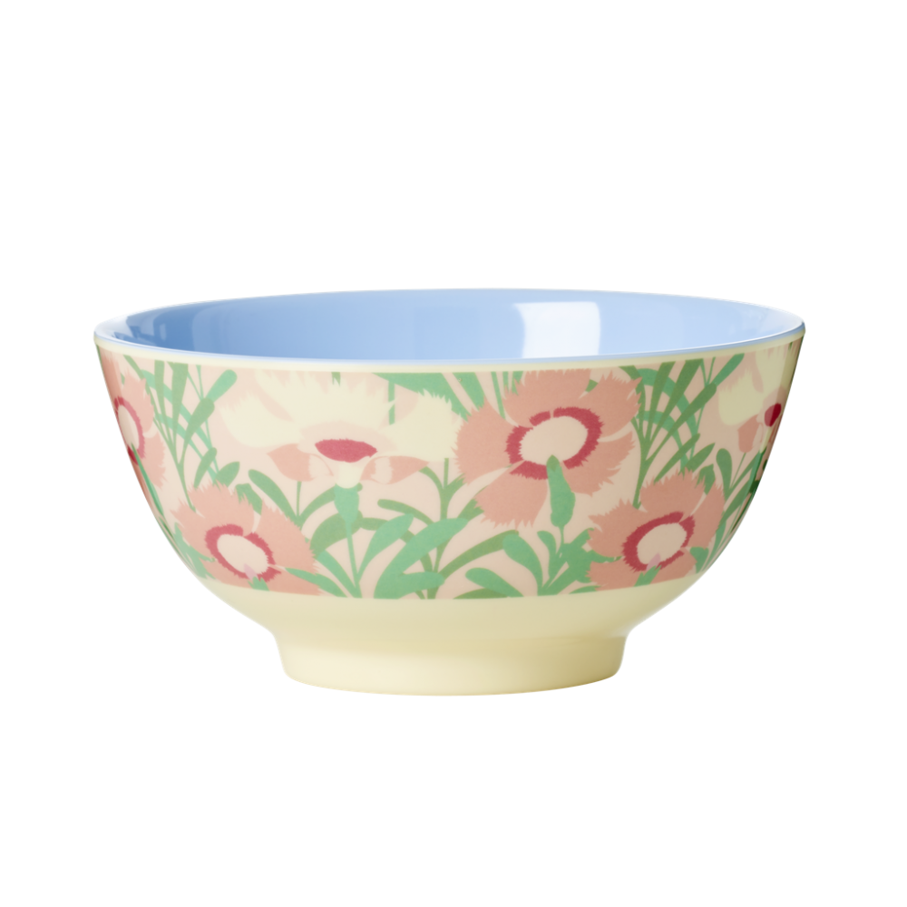 Vintage Floral Print Melamine Bowl Rice DK - Vibrant Home