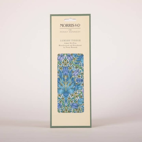William Morris Spring Floral Thicket in Cobalt Blue Print Print Tissue ...