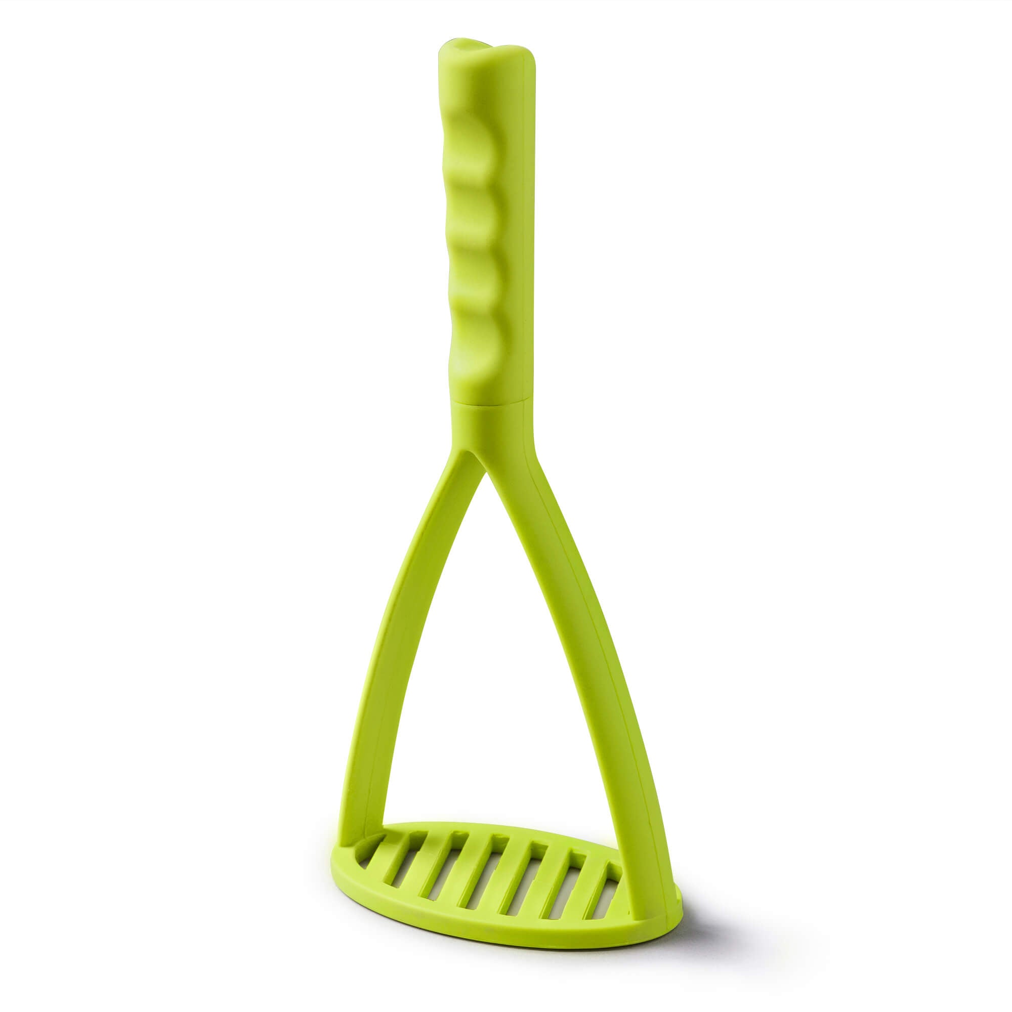 Lime Green Potato Masher By CKS Zeal, Ergonomic Silicone Handle ...