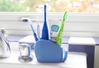 Kids Silicone Boat Toothbrush Holder - Vibrant Home