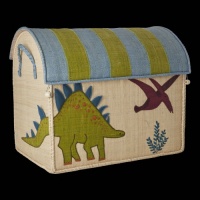 Colourful Childrens Raffia Toy Storage Baskets by Rice DK - Vibrant Home