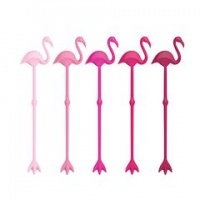 Pink Flamingo Cocktail Sticks By Rice DK - Vibrant Home
